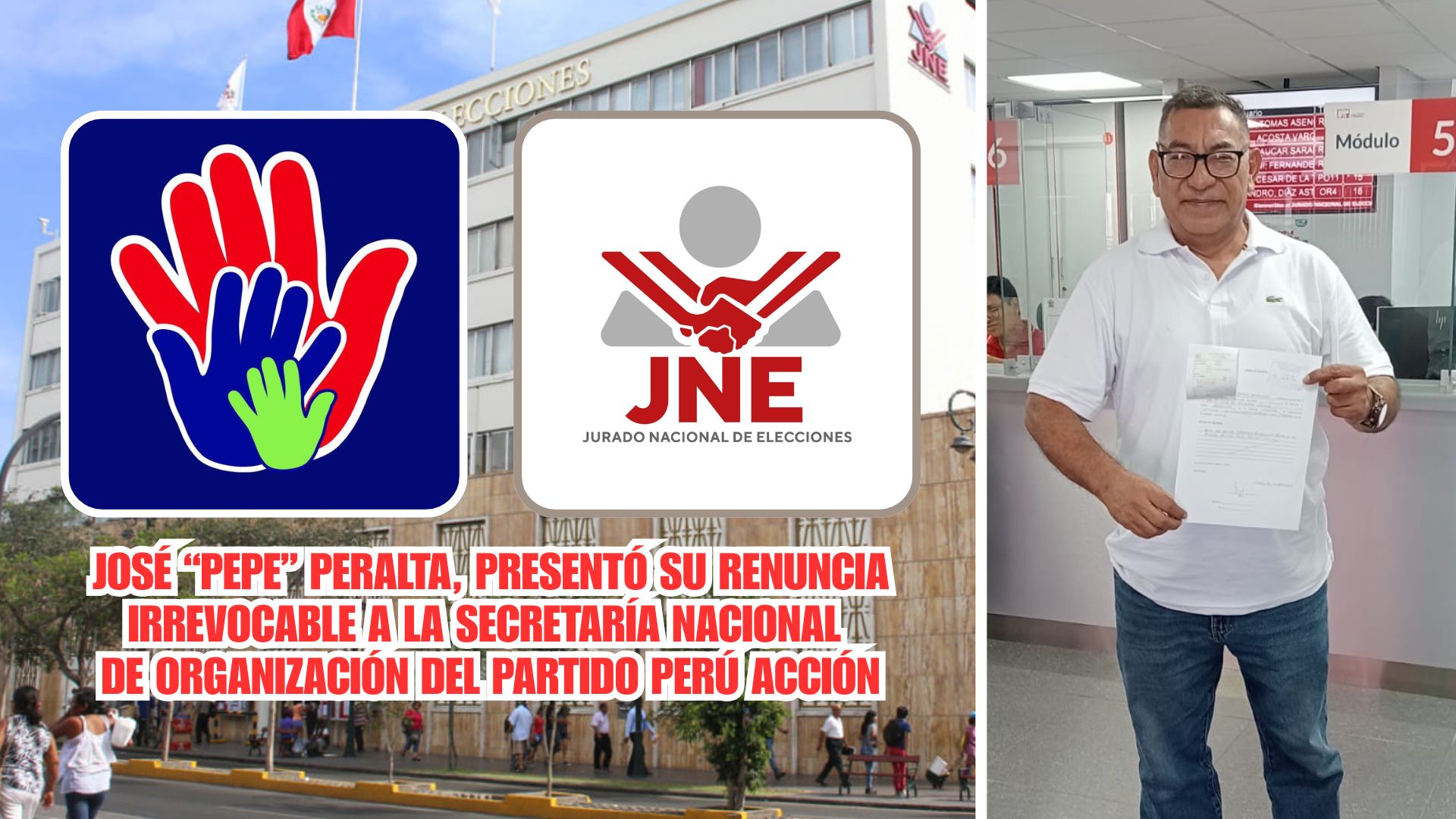 Pepe Peralta renuncia a Perú Acción y deja en crisis a la dirigencia ...
