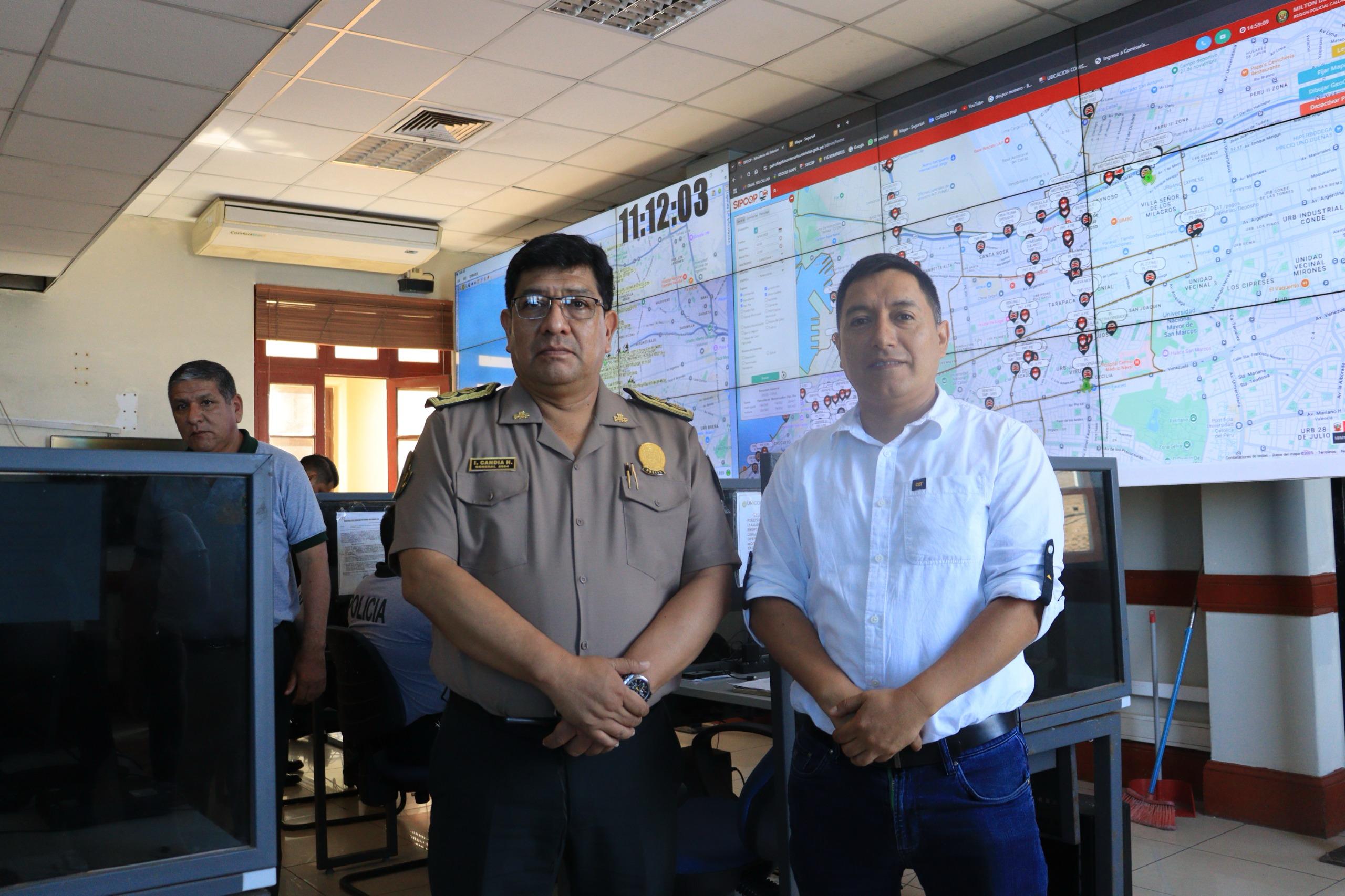 Alcalde Alex Callán y jefe de la Región Policial Callao Coordinan ...