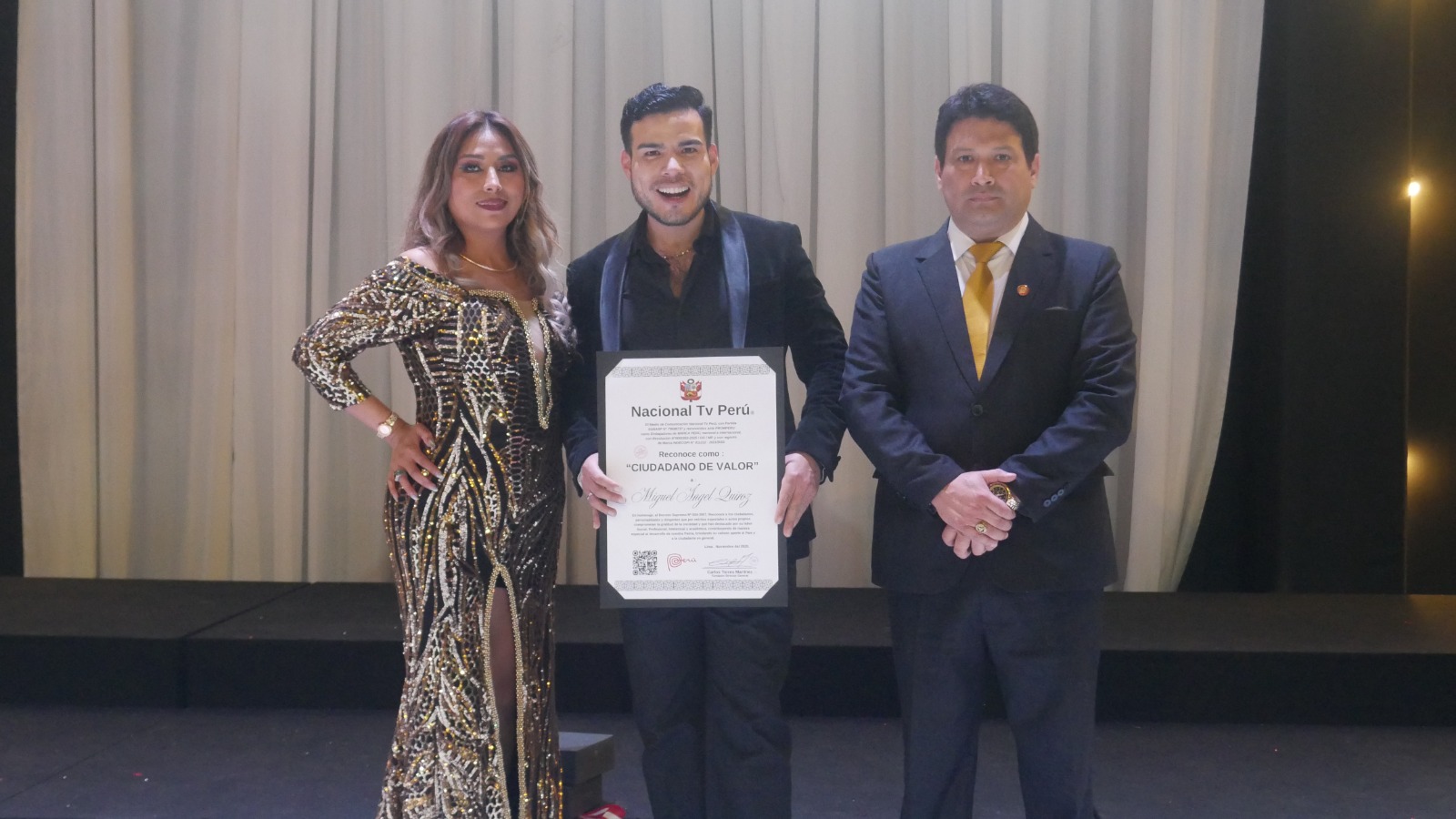 Miguel Ángel Quiroz es reconocido como “Ciudadano de Valor y Agente de ...