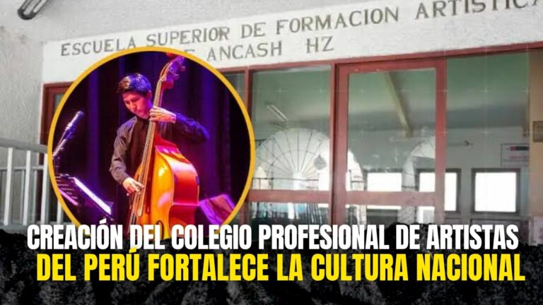CREACIÓN DEL COLEGIO PROFESIONAL DE ARTISTAS DEL PERÚ FORTALECE LA ...